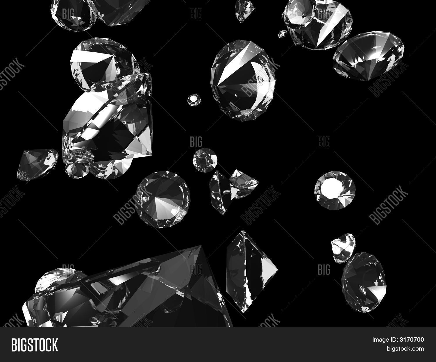 Falling Diamonds Image & Photo (Free Trial) | Bigstock