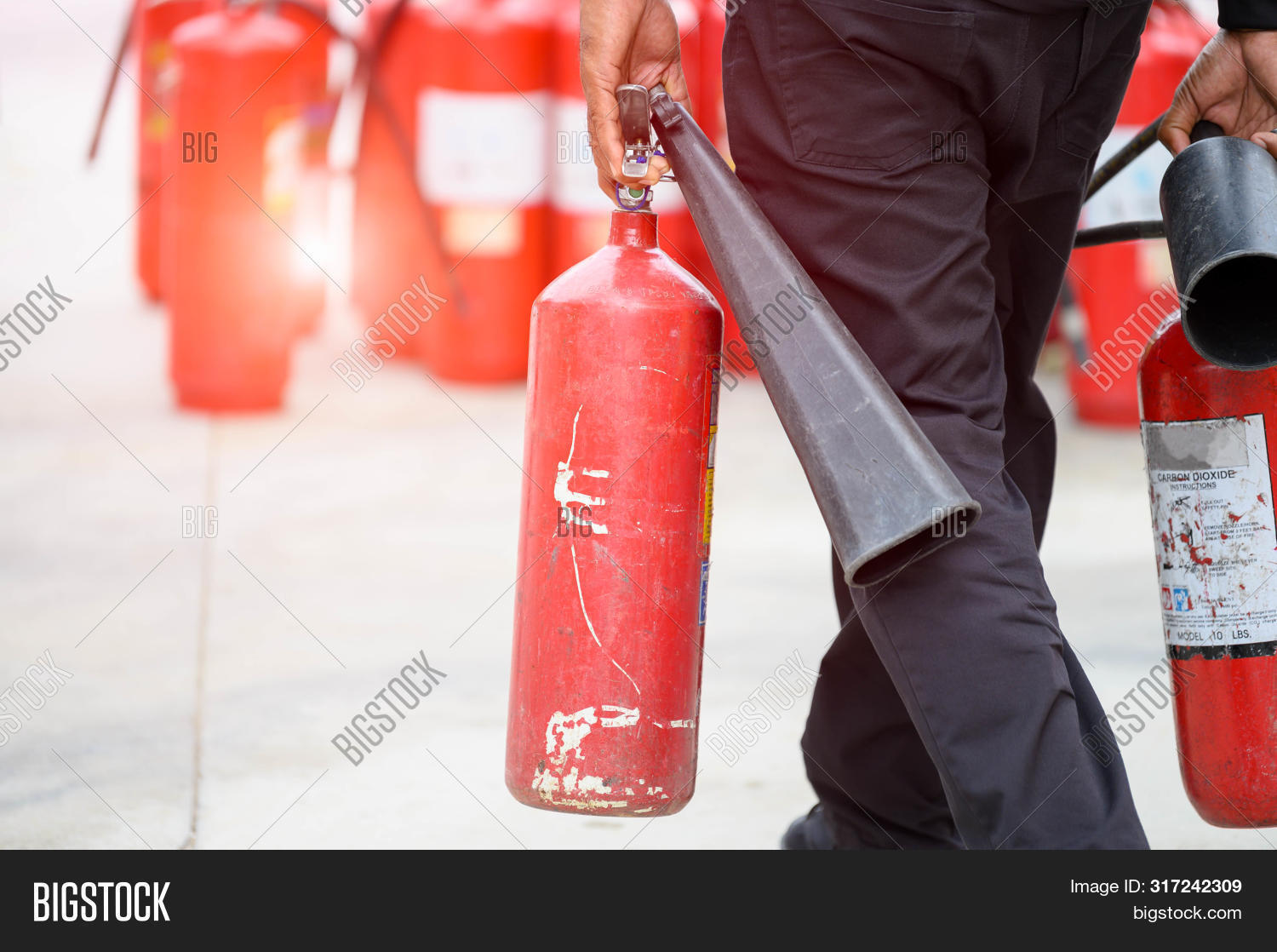 Closeup Fireman Lower Image & Photo (Free Trial) | Bigstock