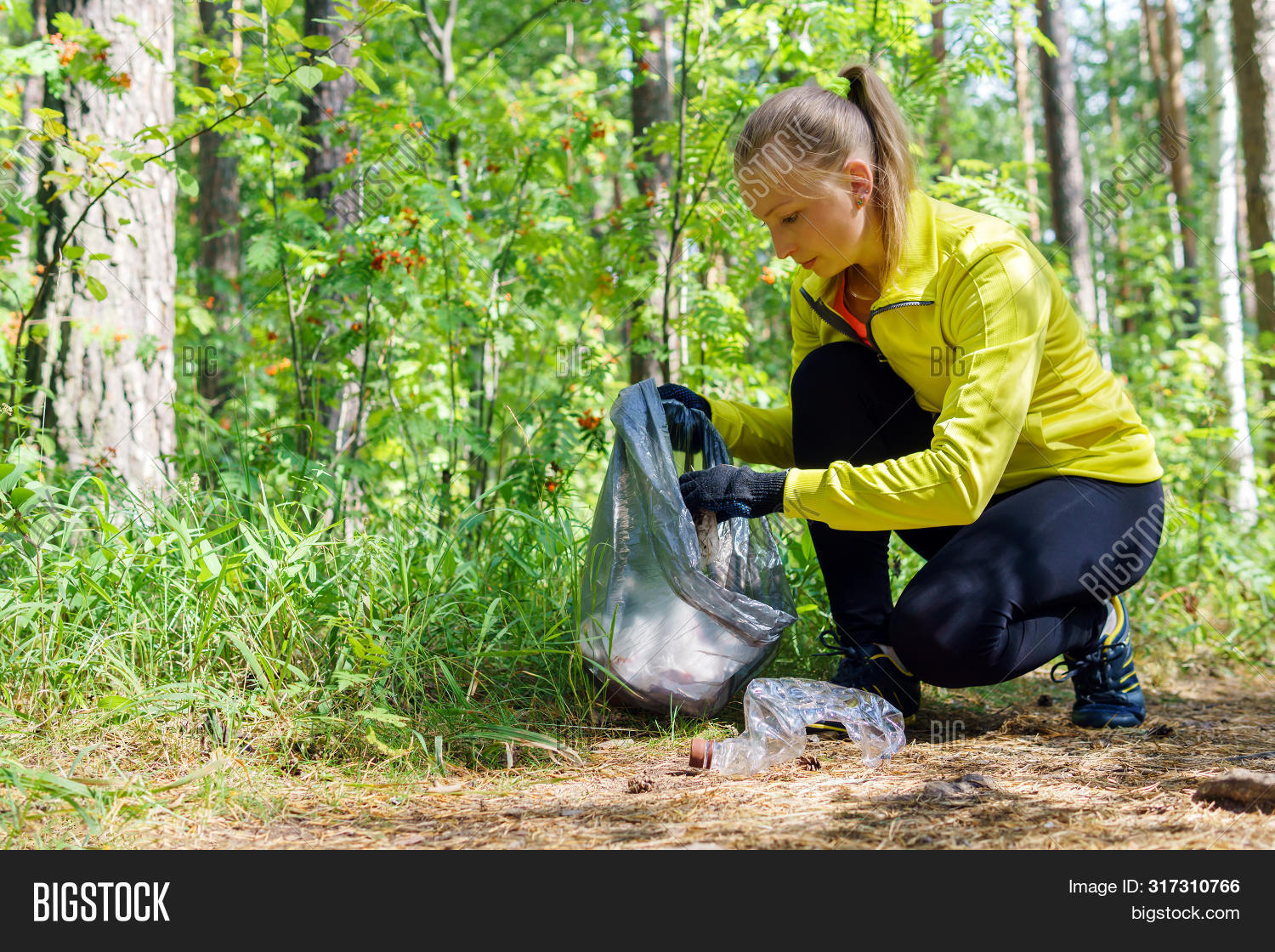 Woman Runner Puts Image & Photo (Free Trial) | Bigstock