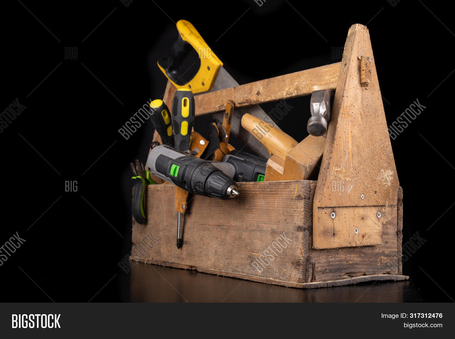 Old Wooden Tool Box. Image & Photo (Free Trial) | Bigstock