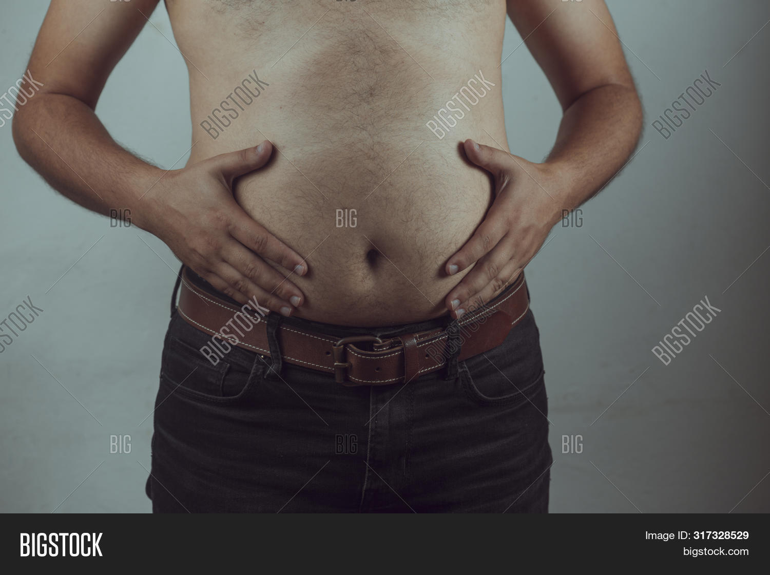 Overweight Man Closeup Image & Photo (Free Trial) | Bigstock