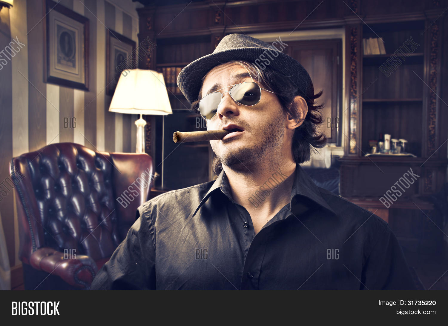 Young Gangster Smoking Image & Photo (Free Trial) | Bigstock