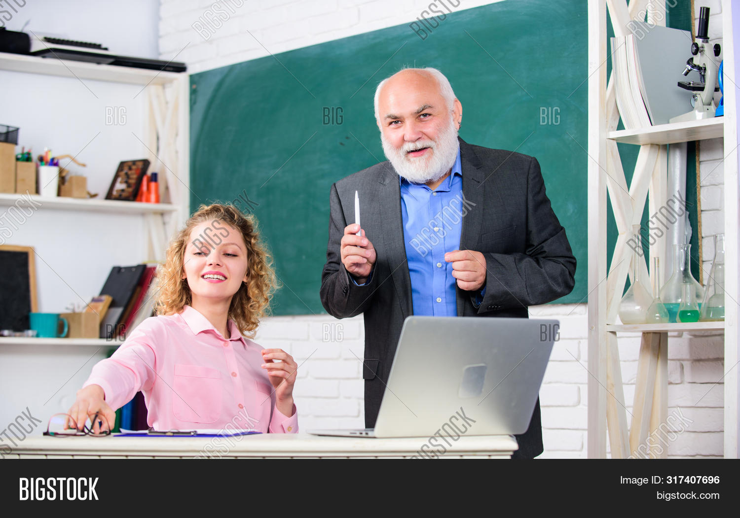 Caring Teacher. Modern Image & Photo (Free Trial) | Bigstock