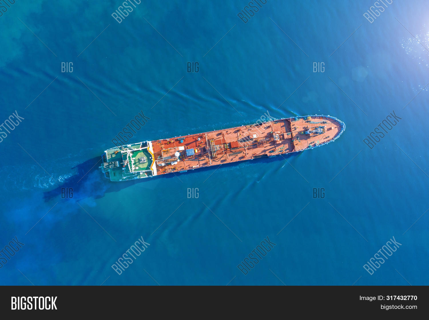 Aerial View Tanker Image & Photo (Free Trial) | Bigstock