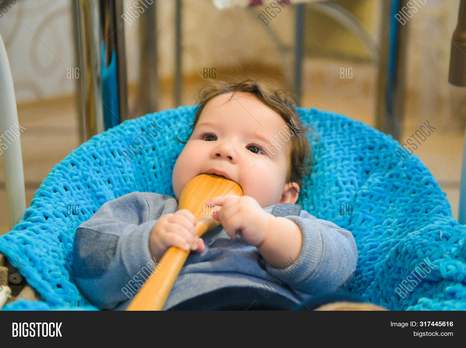 Toddler Licking Spoon Image & Photo (Free Trial) | Bigstock