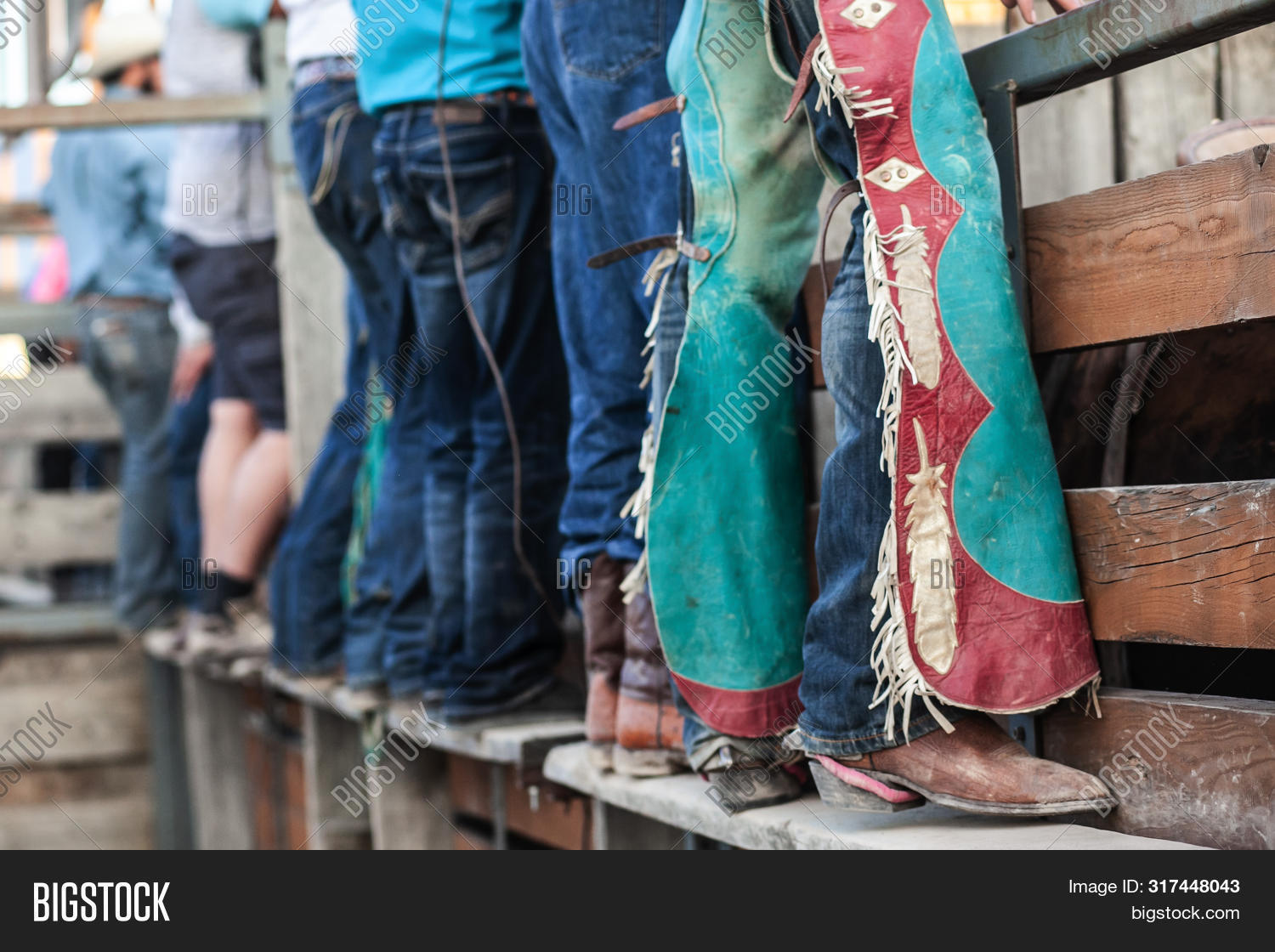 Row Rodeo Cowboys Image & Photo (Free Trial) | Bigstock