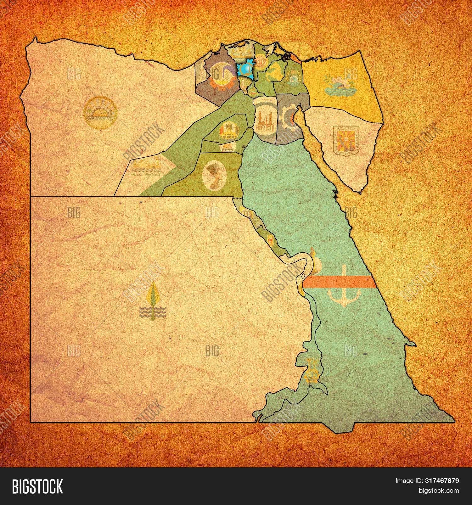 Gharbia Territory Flag Image & Photo (Free Trial) | Bigstock