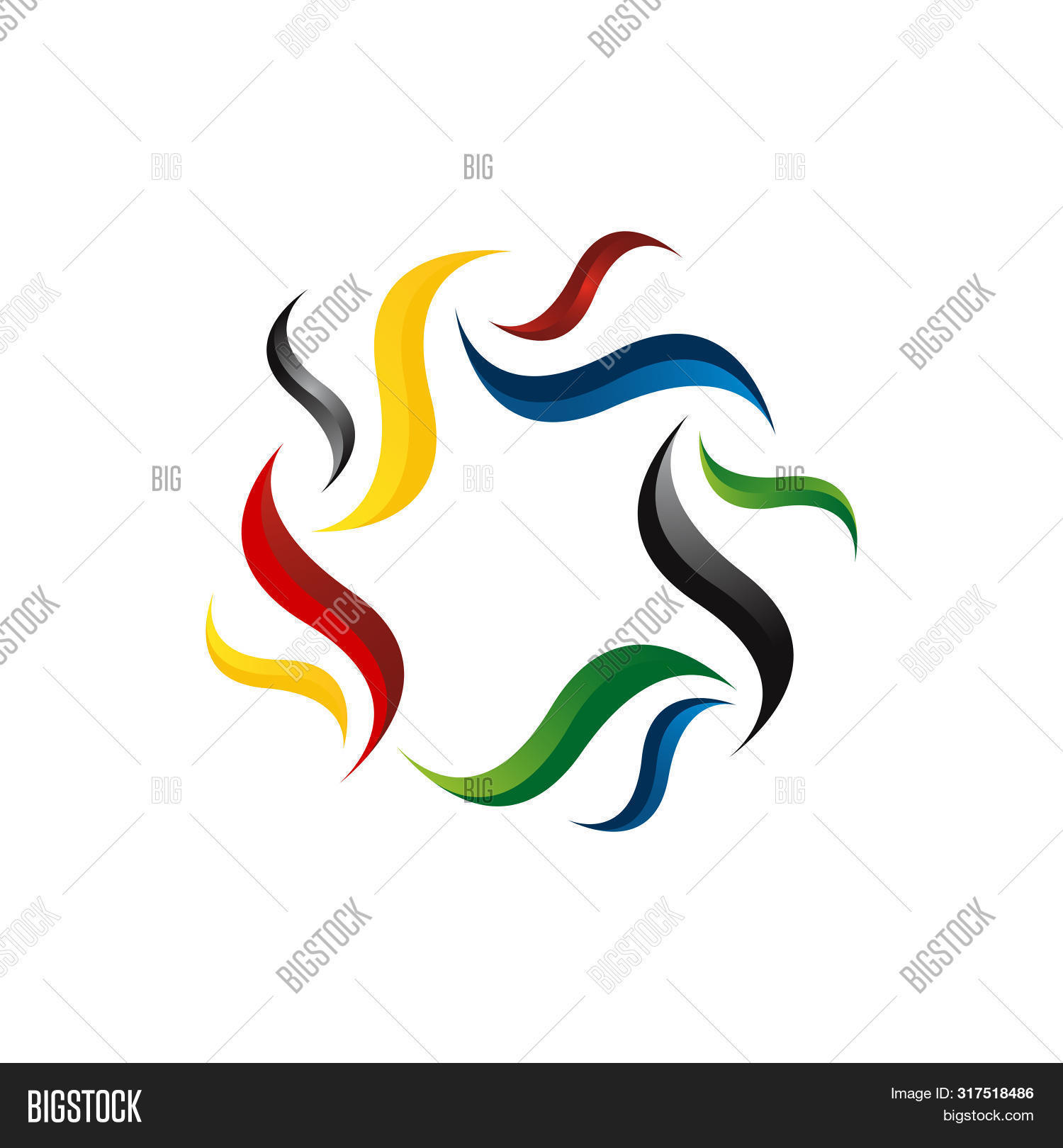 Colorful Circle Group Vector & Photo (Free Trial) | Bigstock