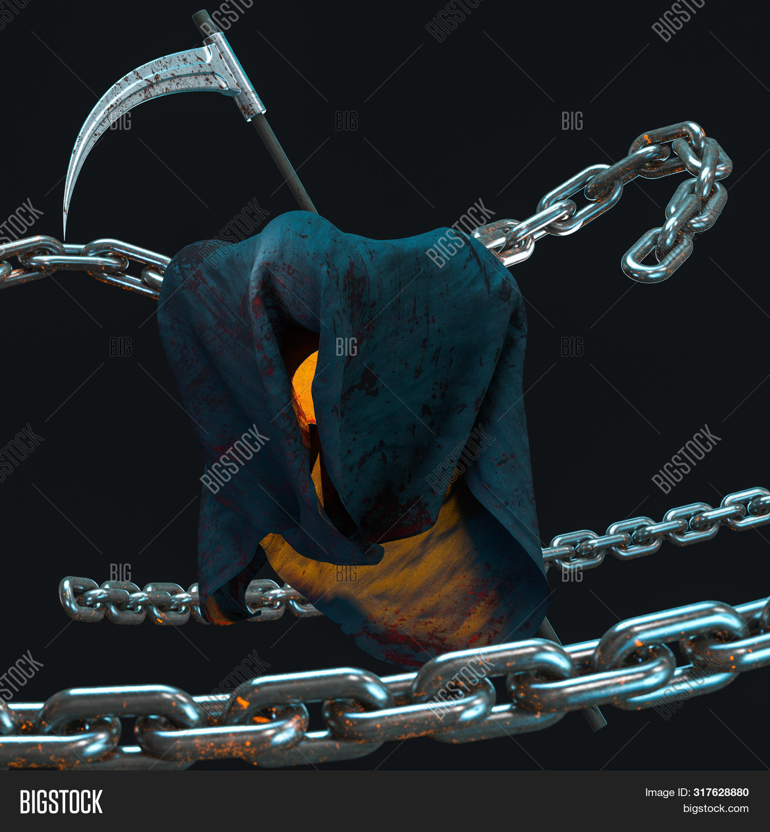 Terrible Ghost Wearing Image & Photo (Free Trial) | Bigstock