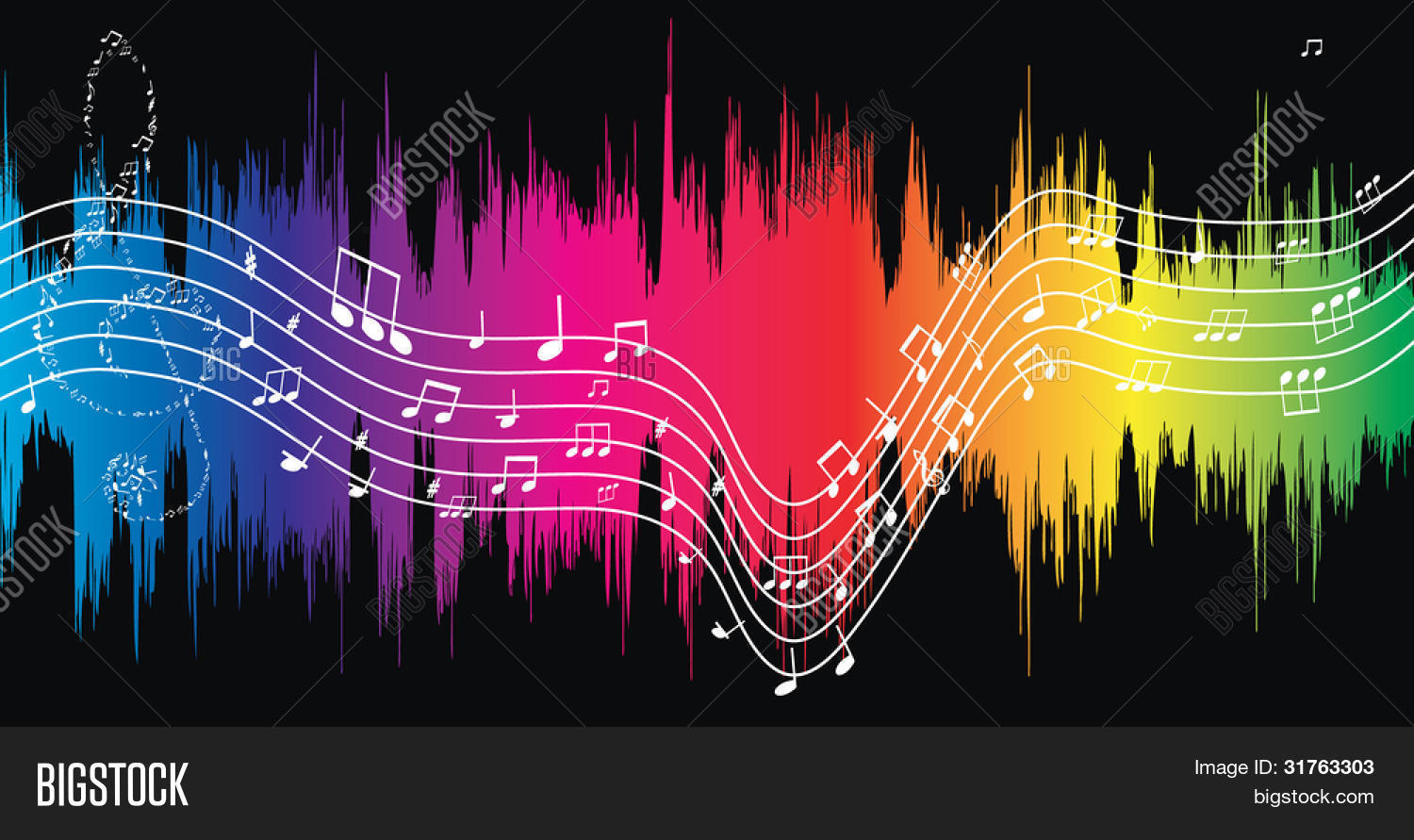 Color Spectrum Wave Vector & Photo (Free Trial) | Bigstock