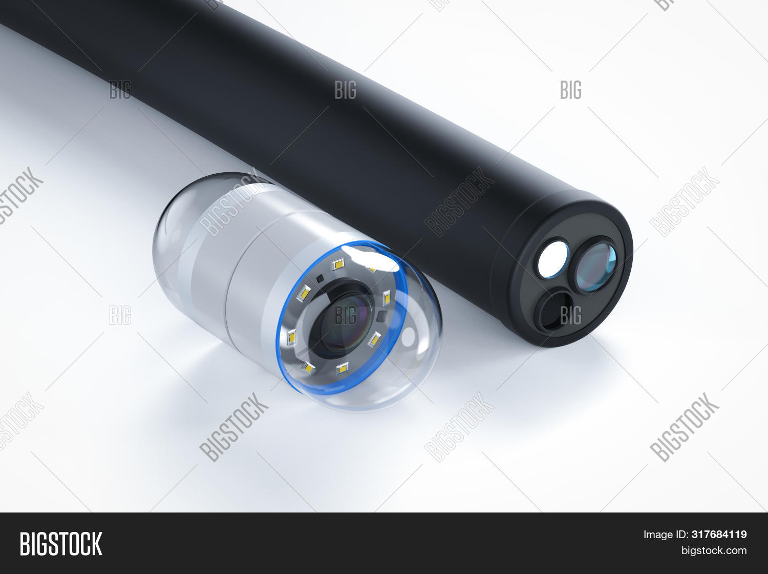 3d Rendering Endoscope Image & Photo (Free Trial) | Bigstock