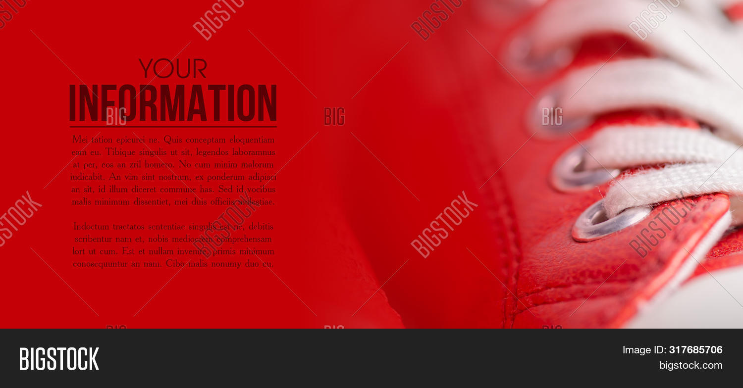 Red Leather Sneakers Image & Photo (Free Trial) | Bigstock
