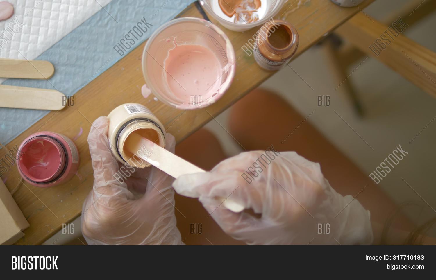 Close-, Mixing Paint Image & Photo (Free Trial) | Bigstock