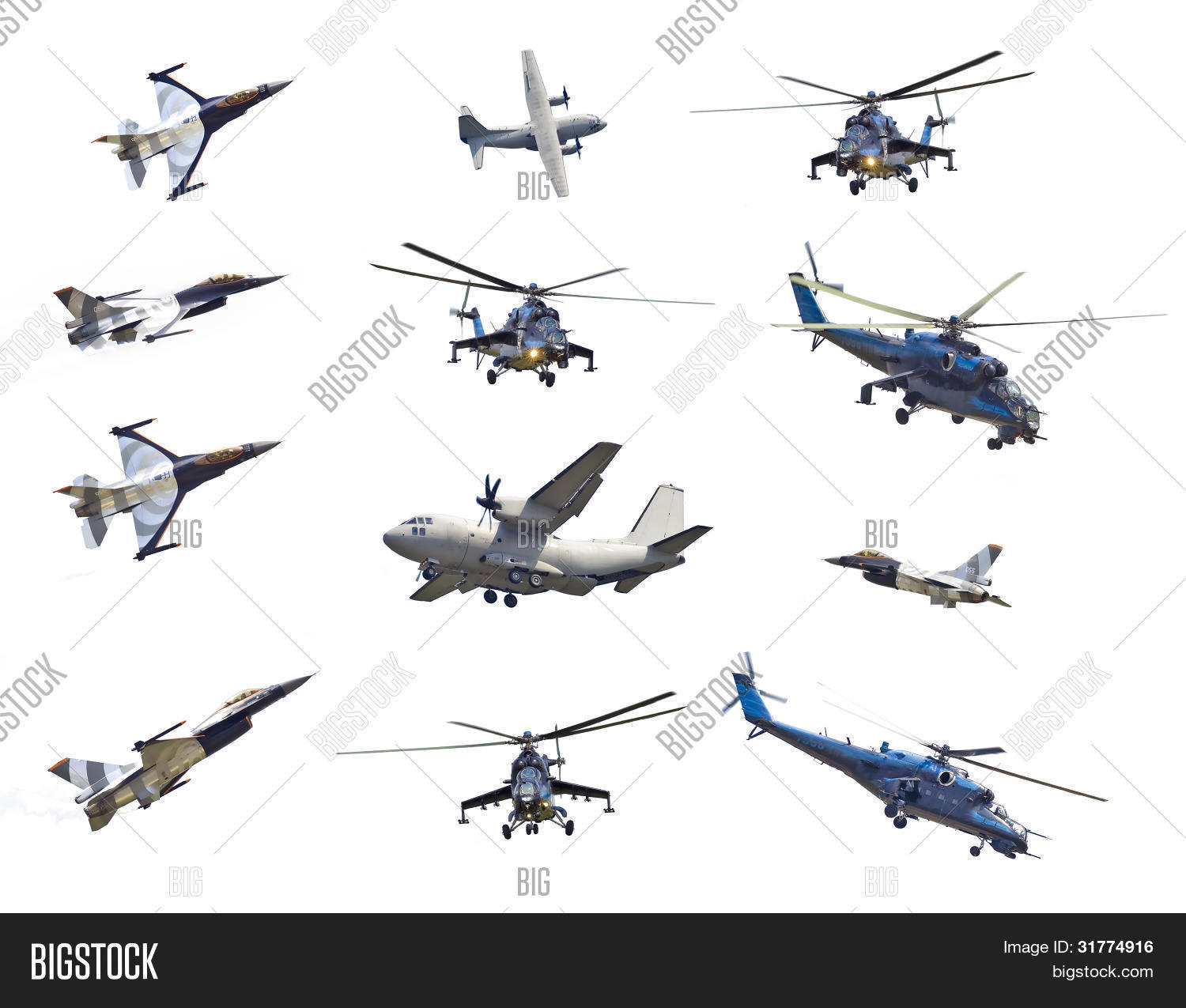 Collection Army Planes Image & Photo (Free Trial) | Bigstock