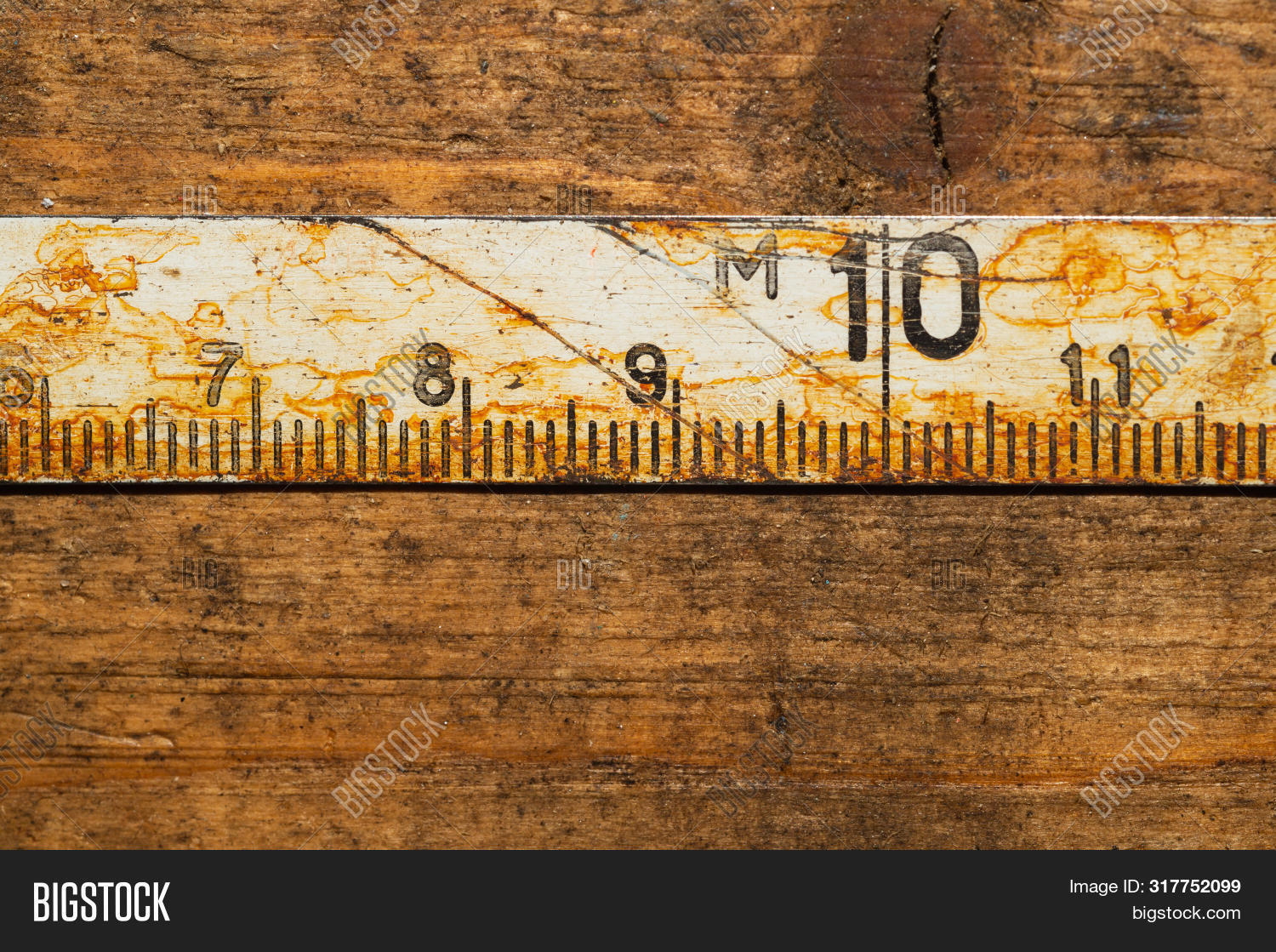 Old Rusty Ruler Black Image & Photo (Free Trial) | Bigstock