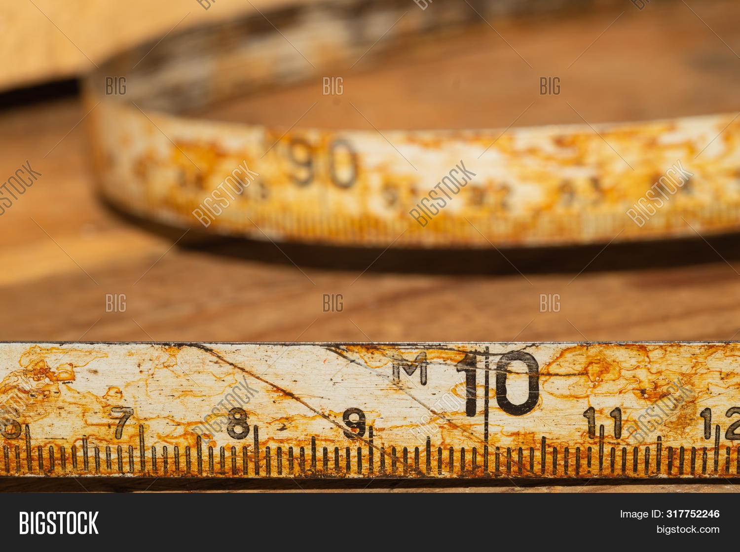 Old Rusty Ruler Black Image & Photo (Free Trial) | Bigstock