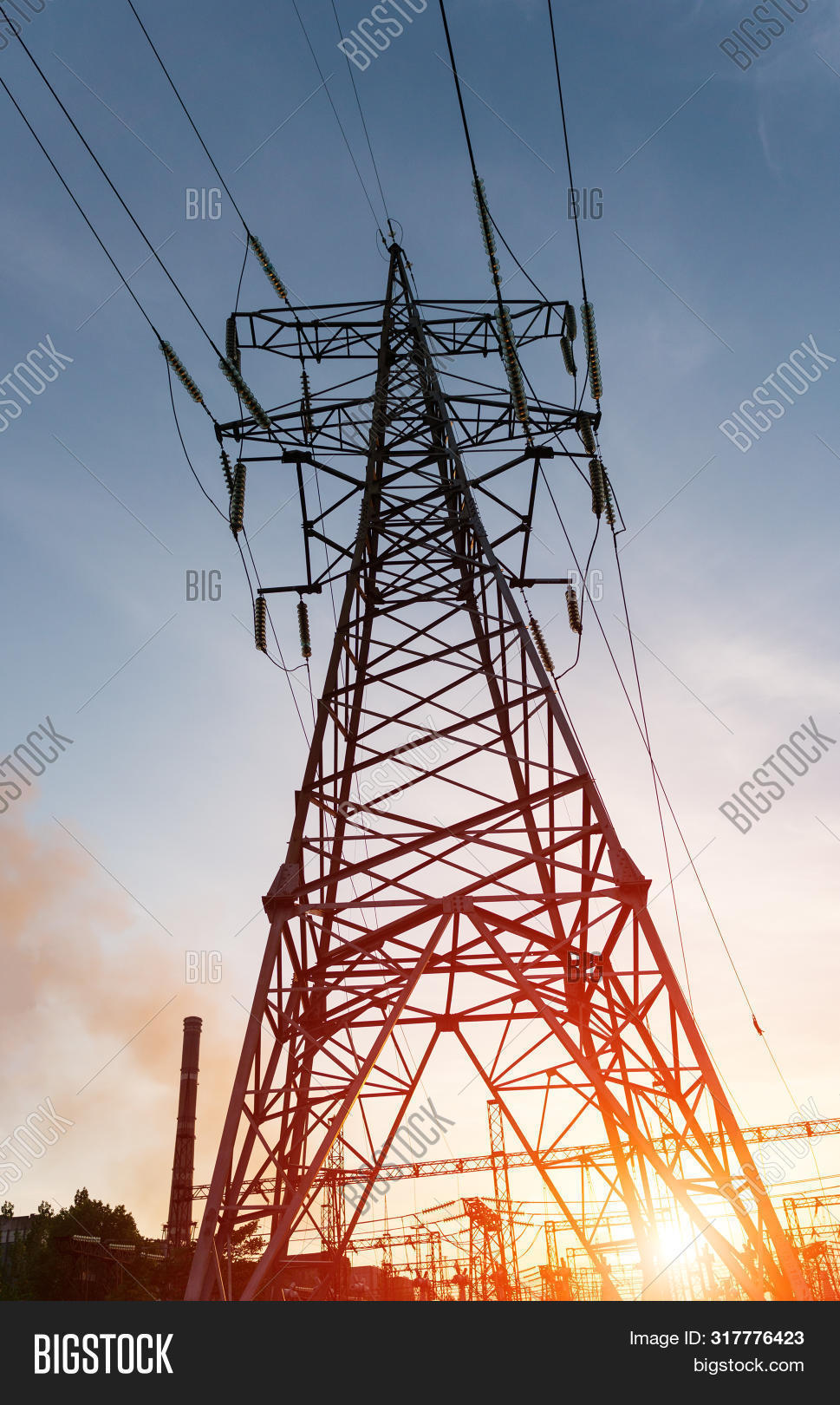 High-voltage Power Image & Photo (Free Trial) | Bigstock