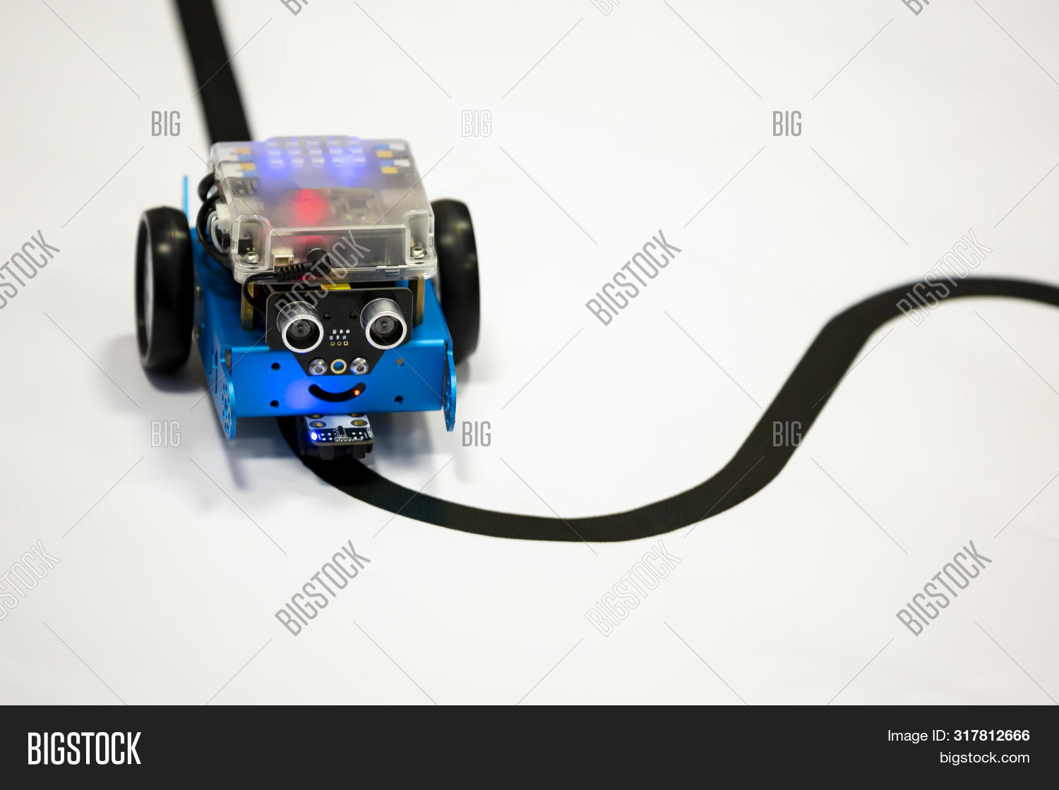 Blue Race Robot Seen Image & Photo (Free Trial) | Bigstock