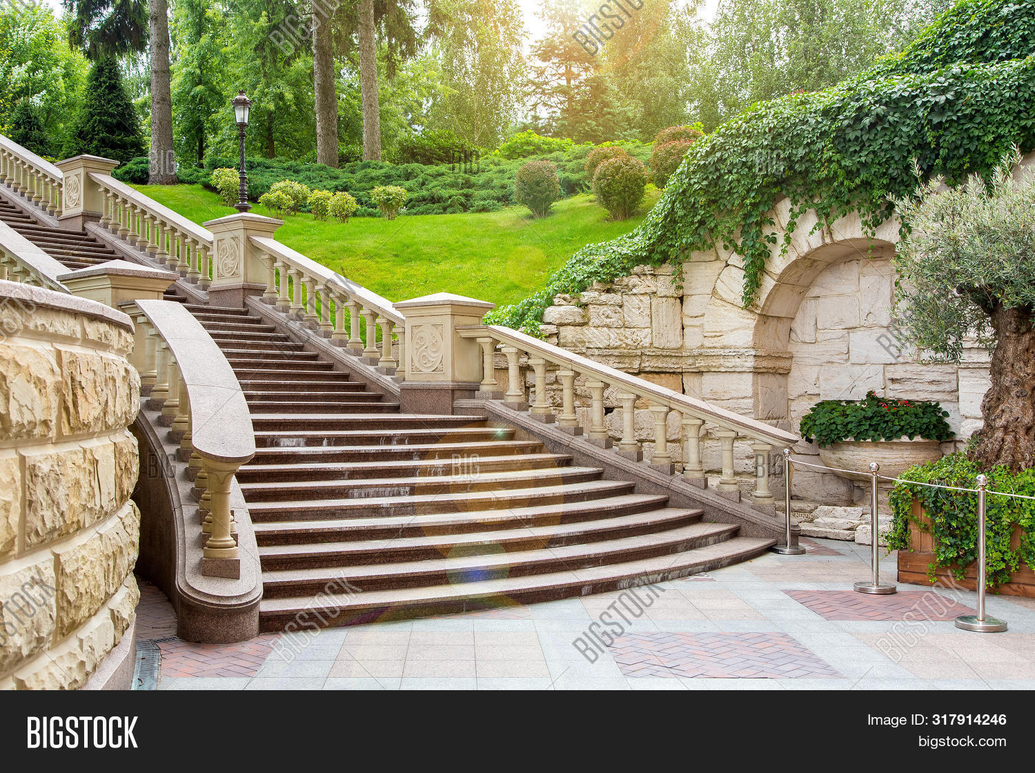 Granite Staircase Image & Photo (Free Trial) | Bigstock