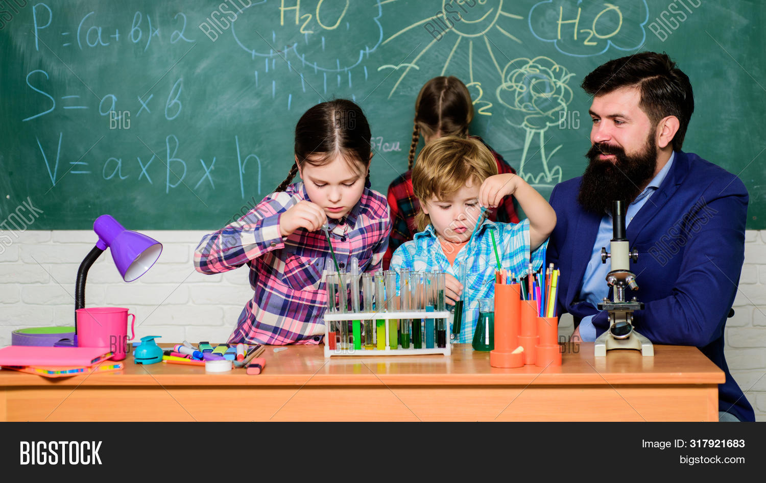 School Kids Scientist Image & Photo (Free Trial) | Bigstock