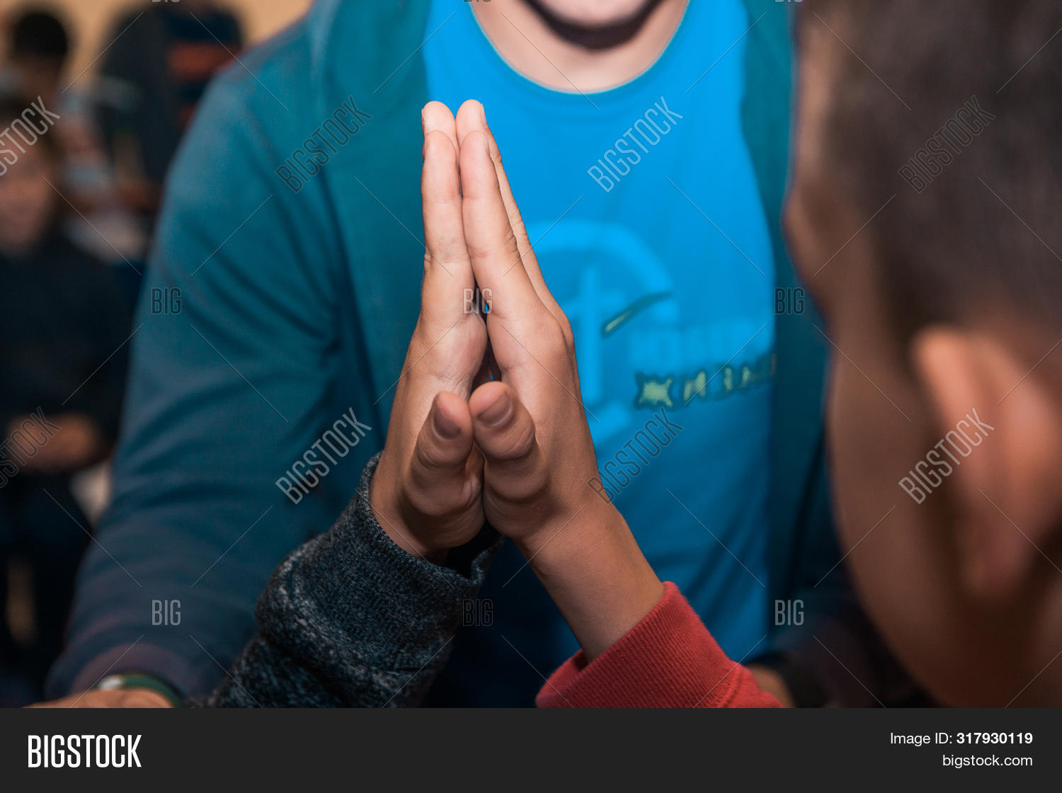 Kids Comparing Hand Image & Photo (Free Trial) | Bigstock