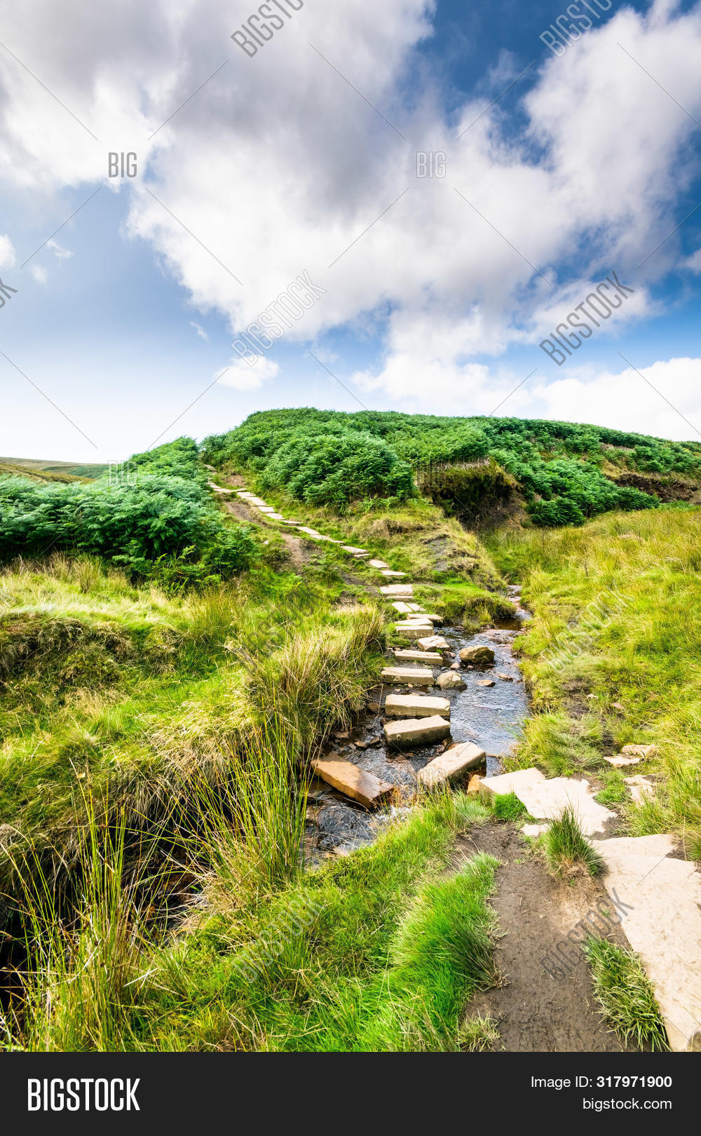 Path Crosses Moorland Image & Photo (Free Trial) | Bigstock