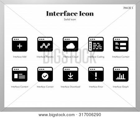 Interface Vector Vector & Photo (Free Trial) | Bigstock