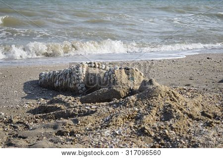 Sand Sculpture Mermaid Image & Photo (Free Trial) | Bigstock