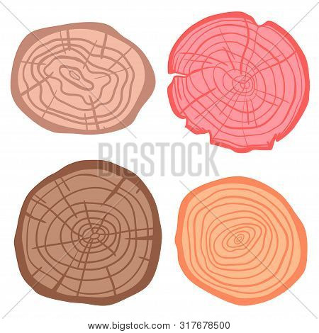 Colorful Tree Rings Vector & Photo (Free Trial) | Bigstock
