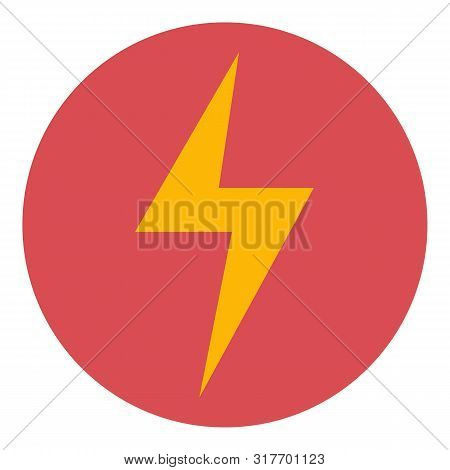 Lightning Bolt Circle Vector & Photo (Free Trial) | Bigstock