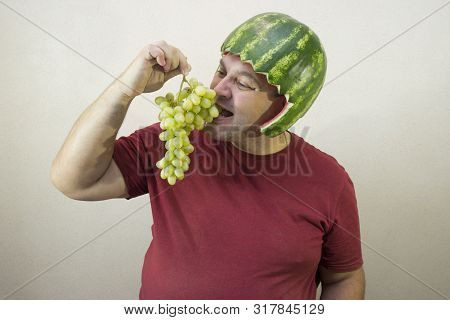 Man Wearing Watermelon Image & Photo (Free Trial) | Bigstock