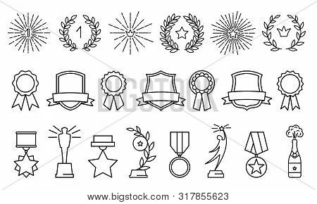 Linear Awards Signs. Vector & Photo (Free Trial) | Bigstock