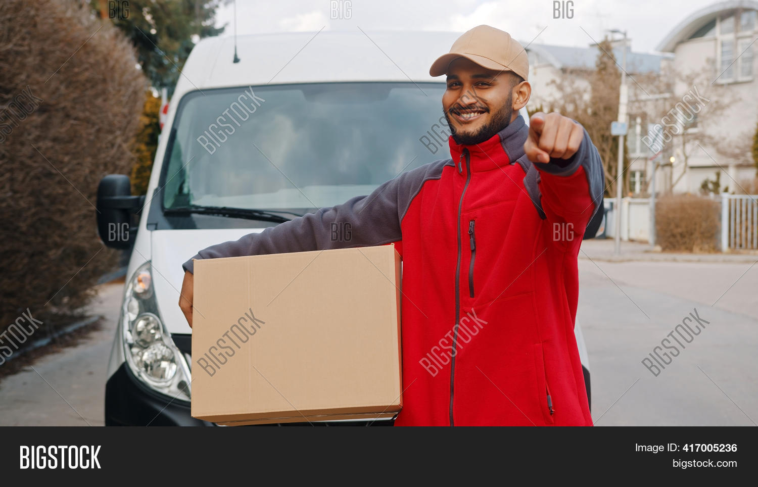 Delivery Man Package Image & Photo (Free Trial) | Bigstock