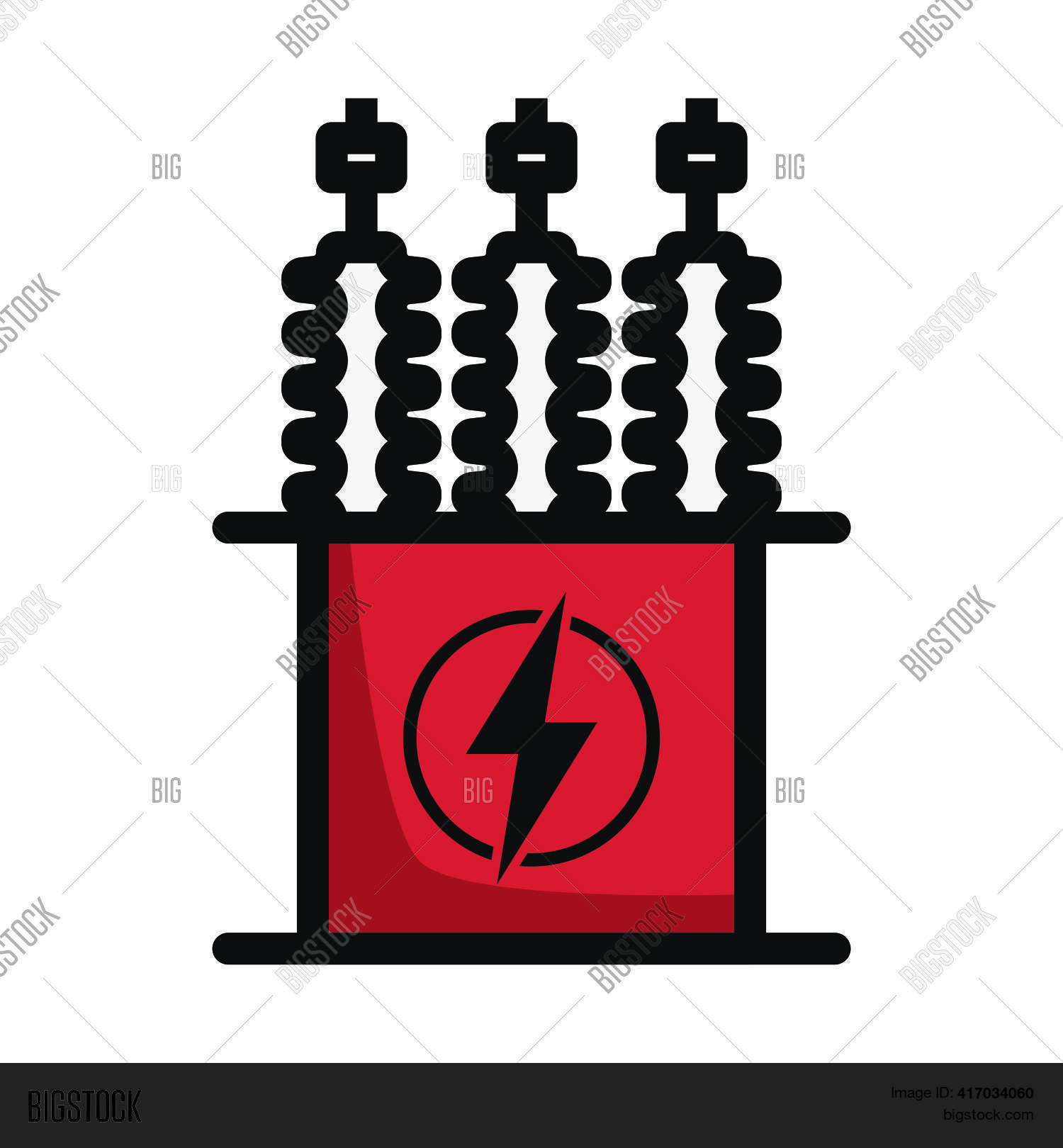 Electric Transformer Vector & Photo (Free Trial) | Bigstock