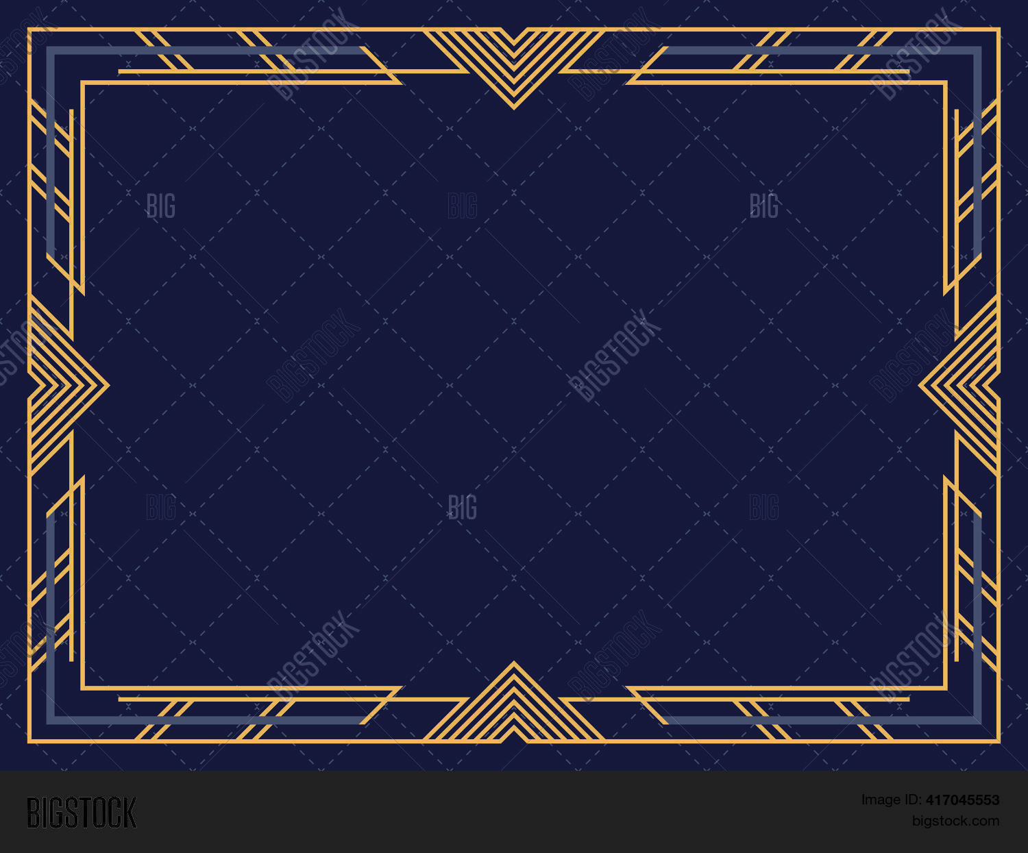 Art Deco Borders Vector