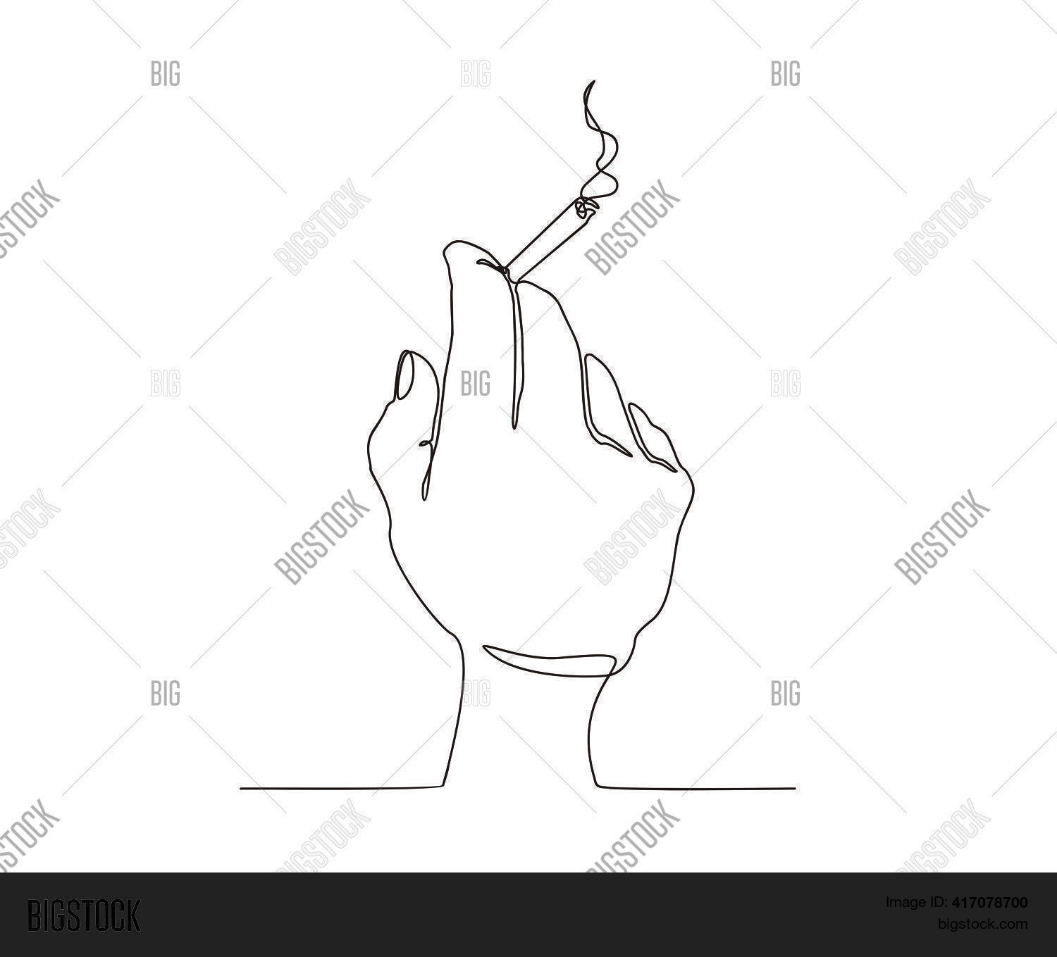 Continuous Line Vector & Photo (Free Trial) | Bigstock