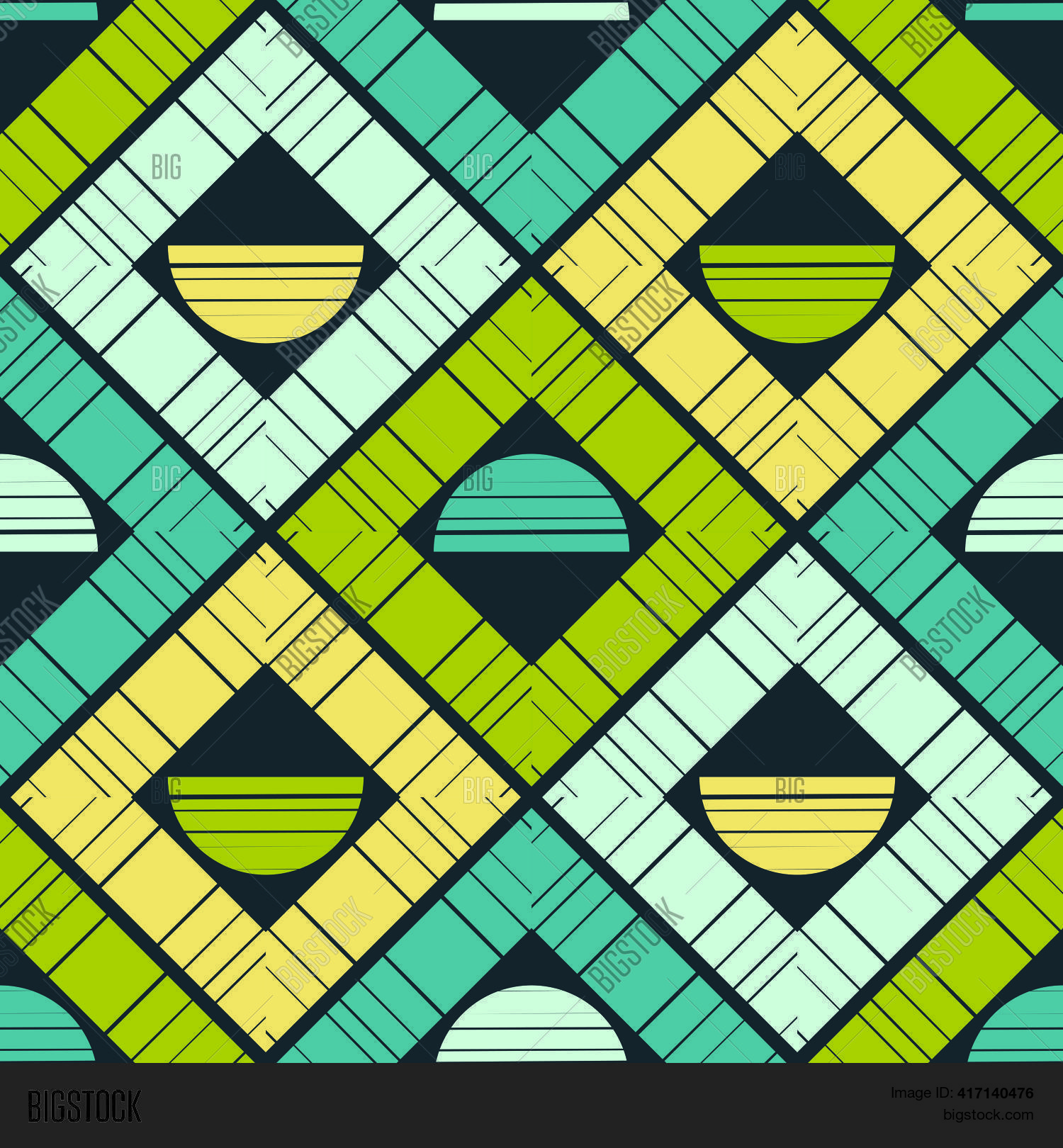 Mosaic Geometric Vector & Photo (Free Trial) | Bigstock