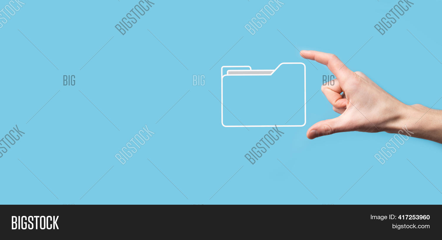 Hand Hold Folder Icon. Image & Photo (Free Trial) | Bigstock