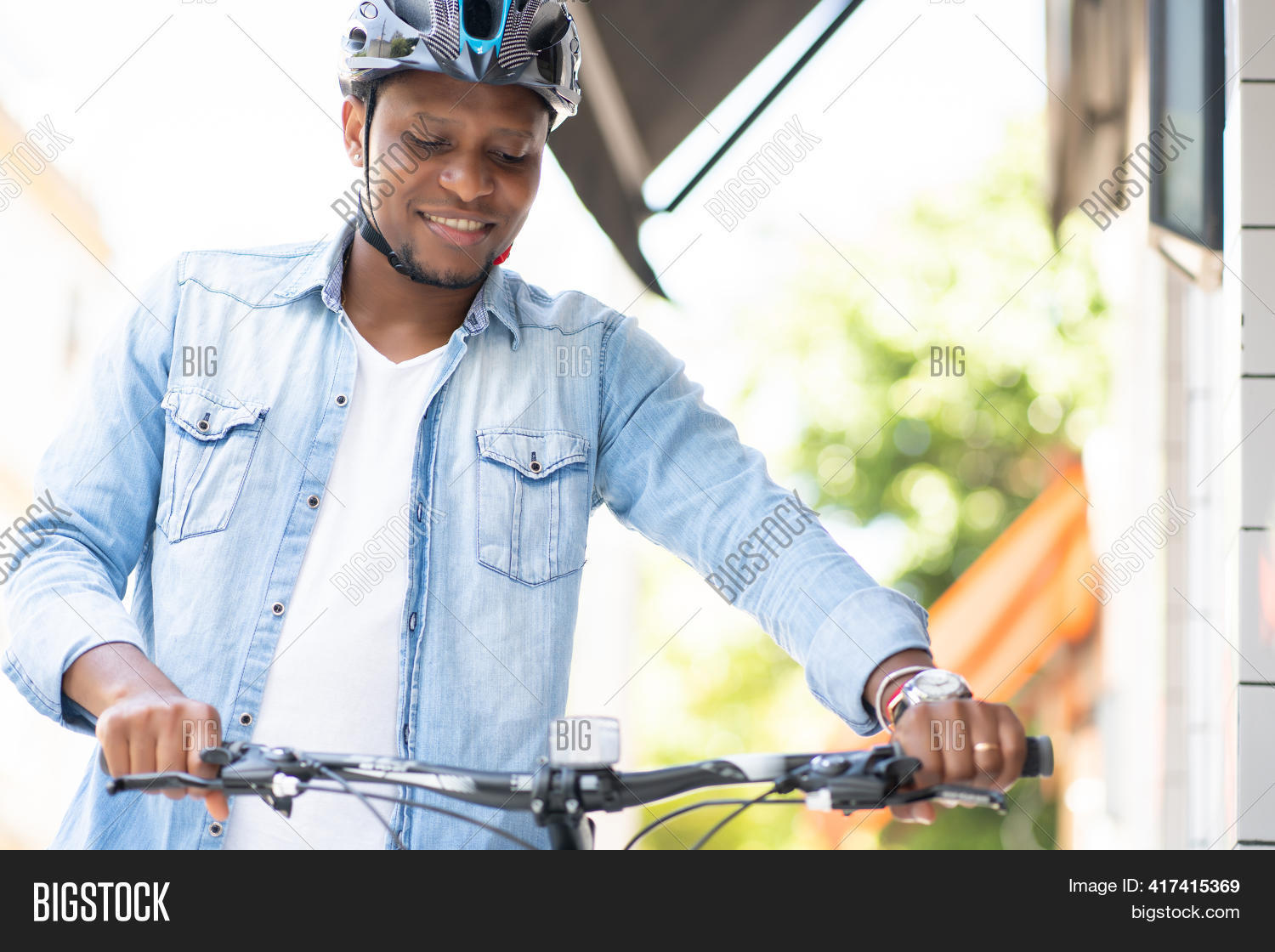 Man Wearing Helmet Image & Photo (Free Trial) | Bigstock