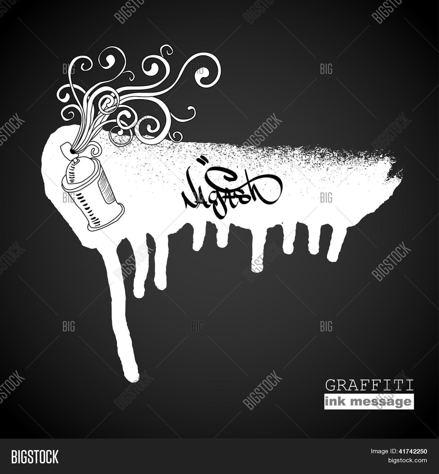 Graffiti Ink Frame. Vector & Photo (Free Trial) | Bigstock