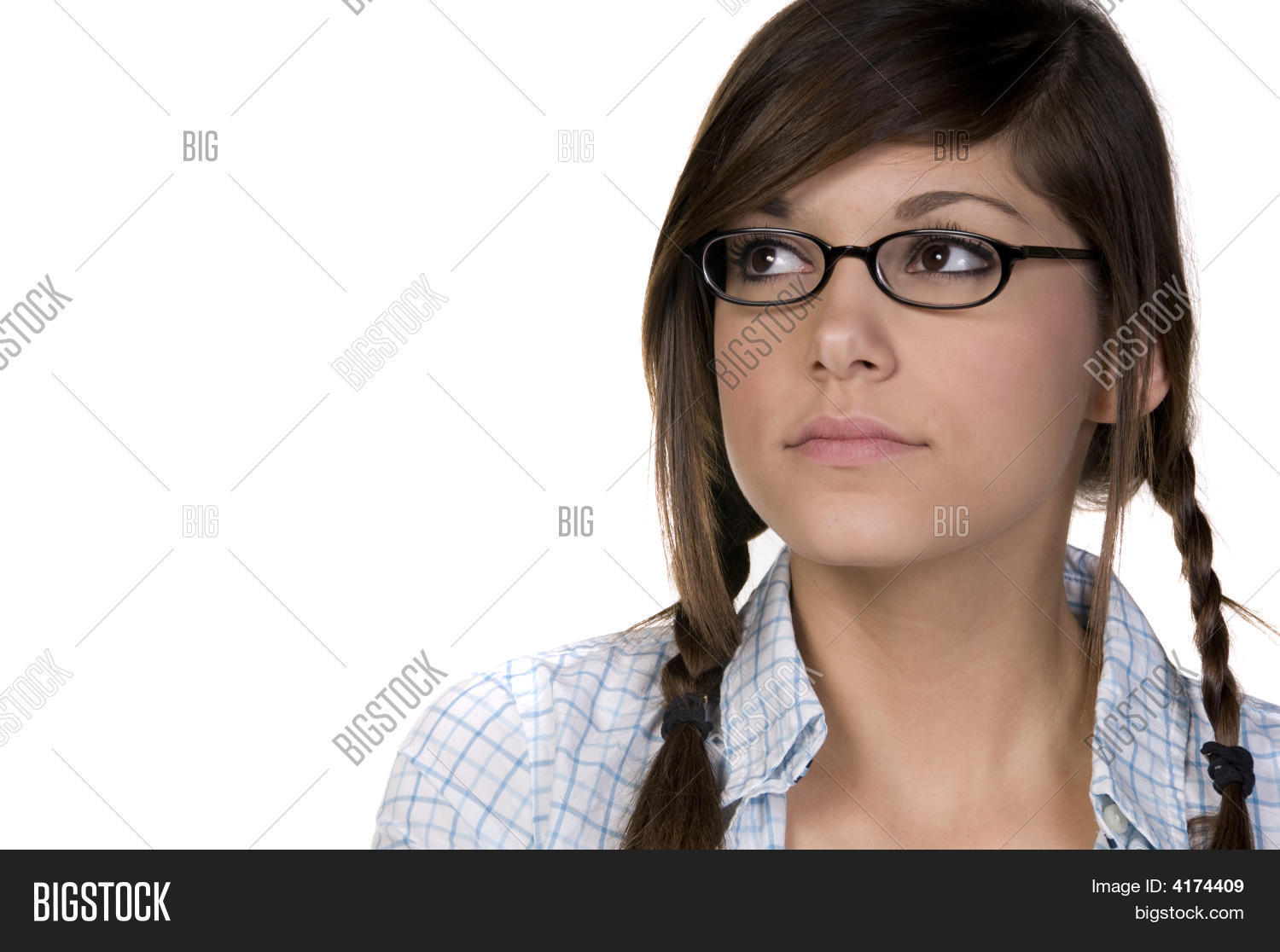Teenage Girl Glasses Image & Photo (Free Trial) | Bigstock