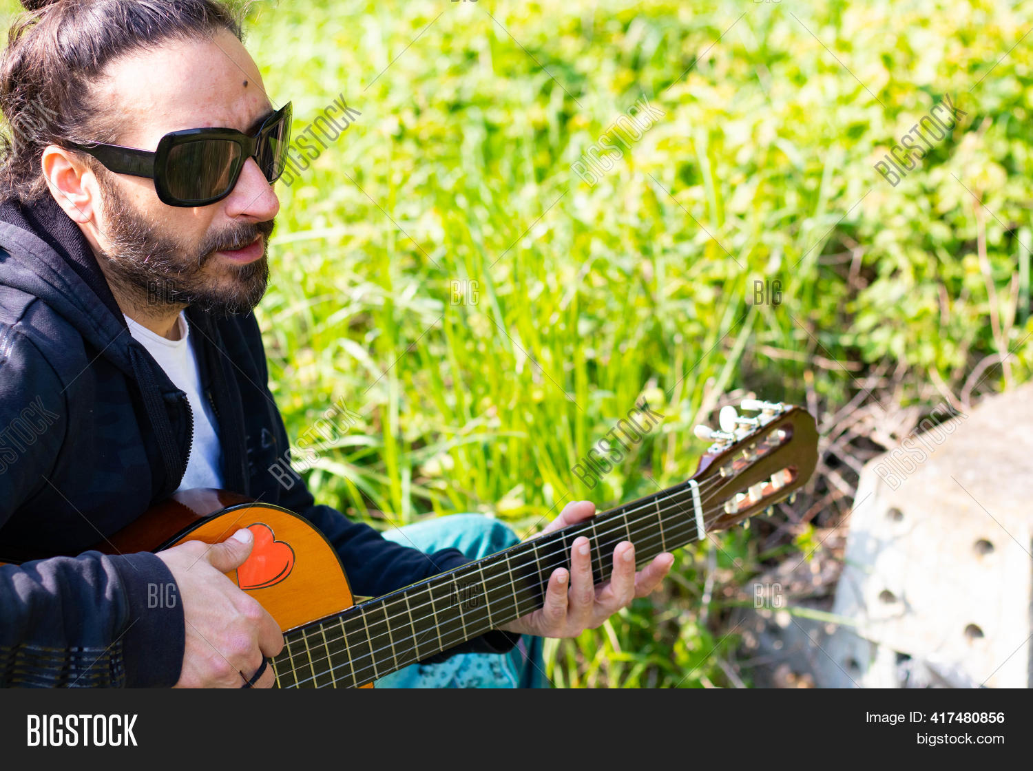 Hippy Man Beard Image And Photo Free Trial Bigstock