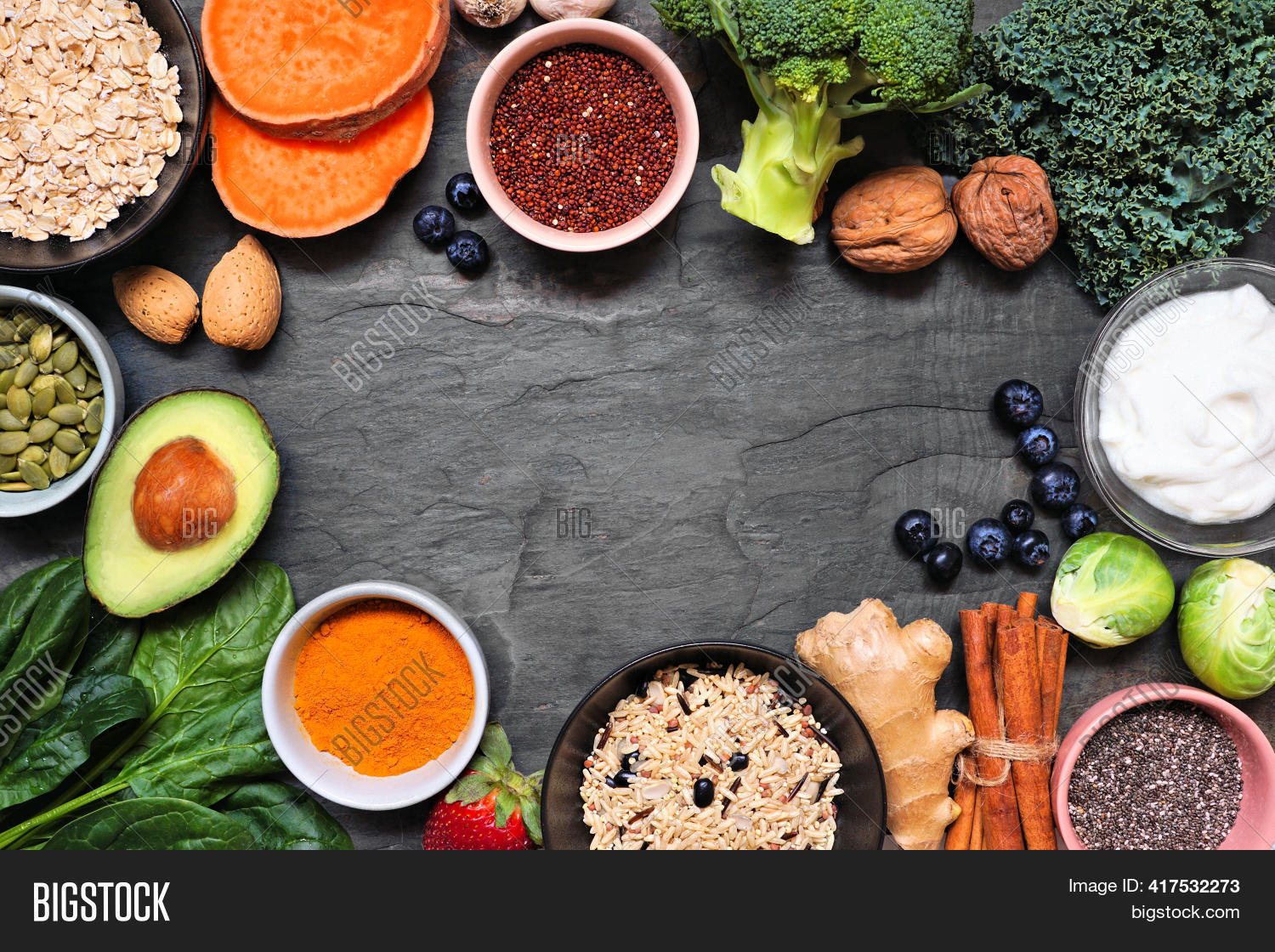 Set Healthy Food Image & Photo (Free Trial) | Bigstock
