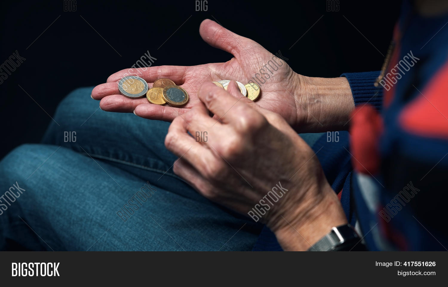 Old Woman Counting Image & Photo (Free Trial) | Bigstock