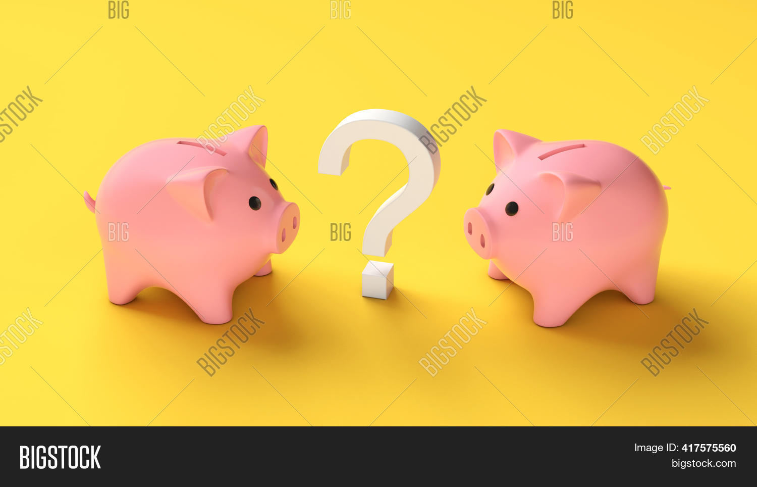 Two Piggy Banks Image & Photo (Free Trial) | Bigstock