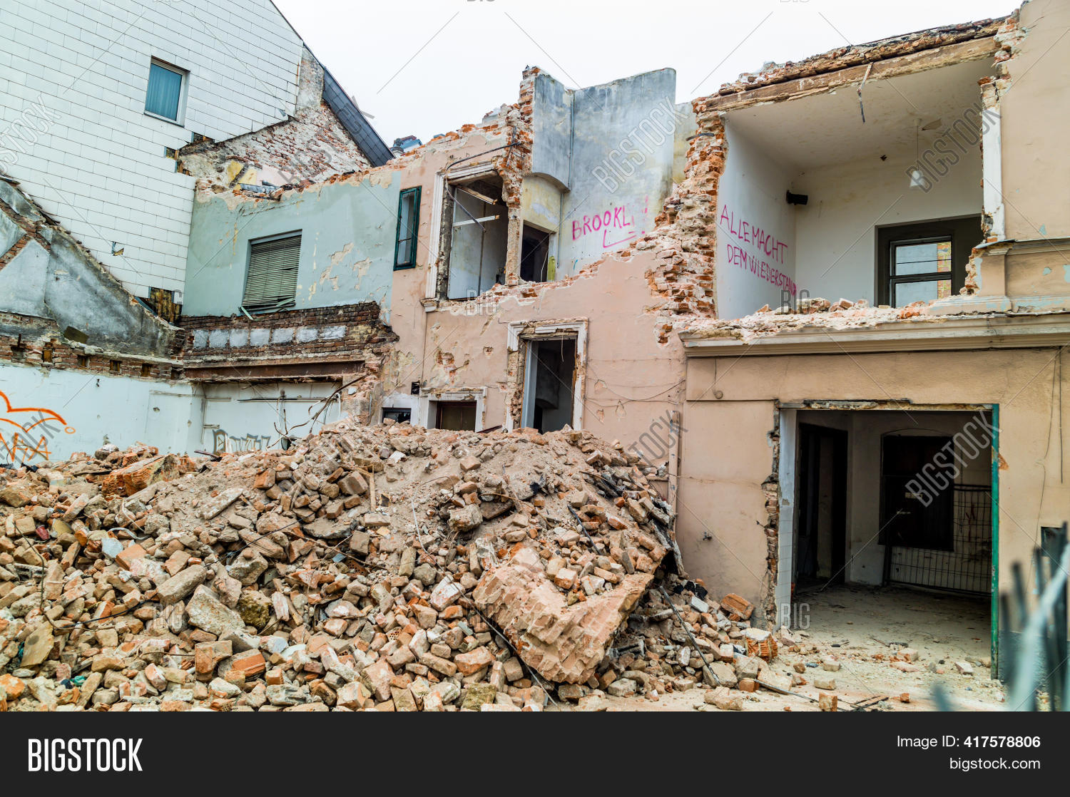 Demolition Old House. Image & Photo (Free Trial) | Bigstock
