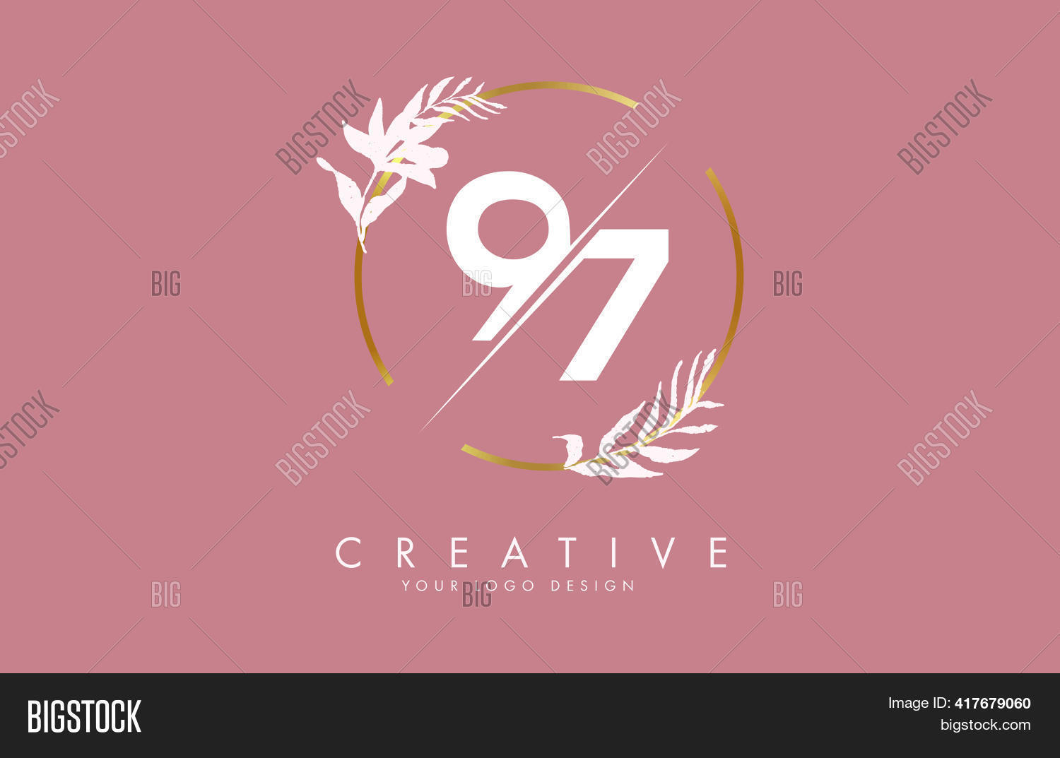 Number 97 9 7 Logo Vector & Photo (Free Trial) | Bigstock
