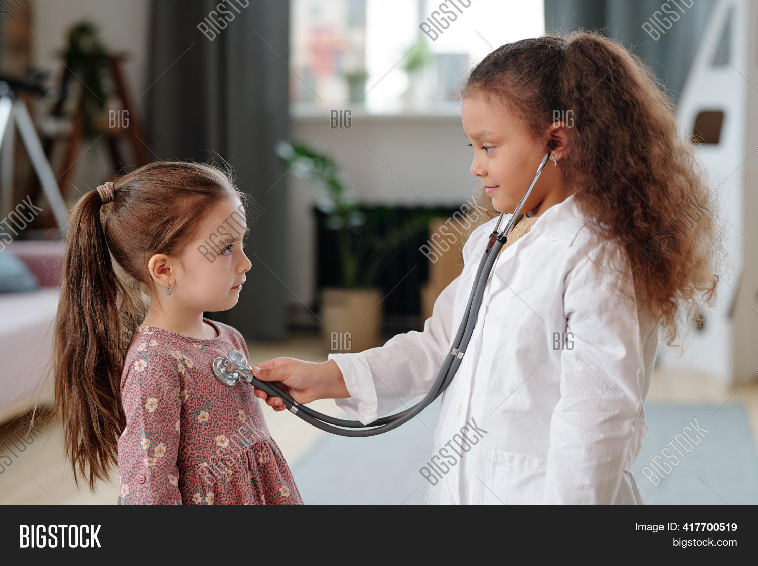 Girl Playing Doctor Image & Photo (Free Trial) | Bigstock