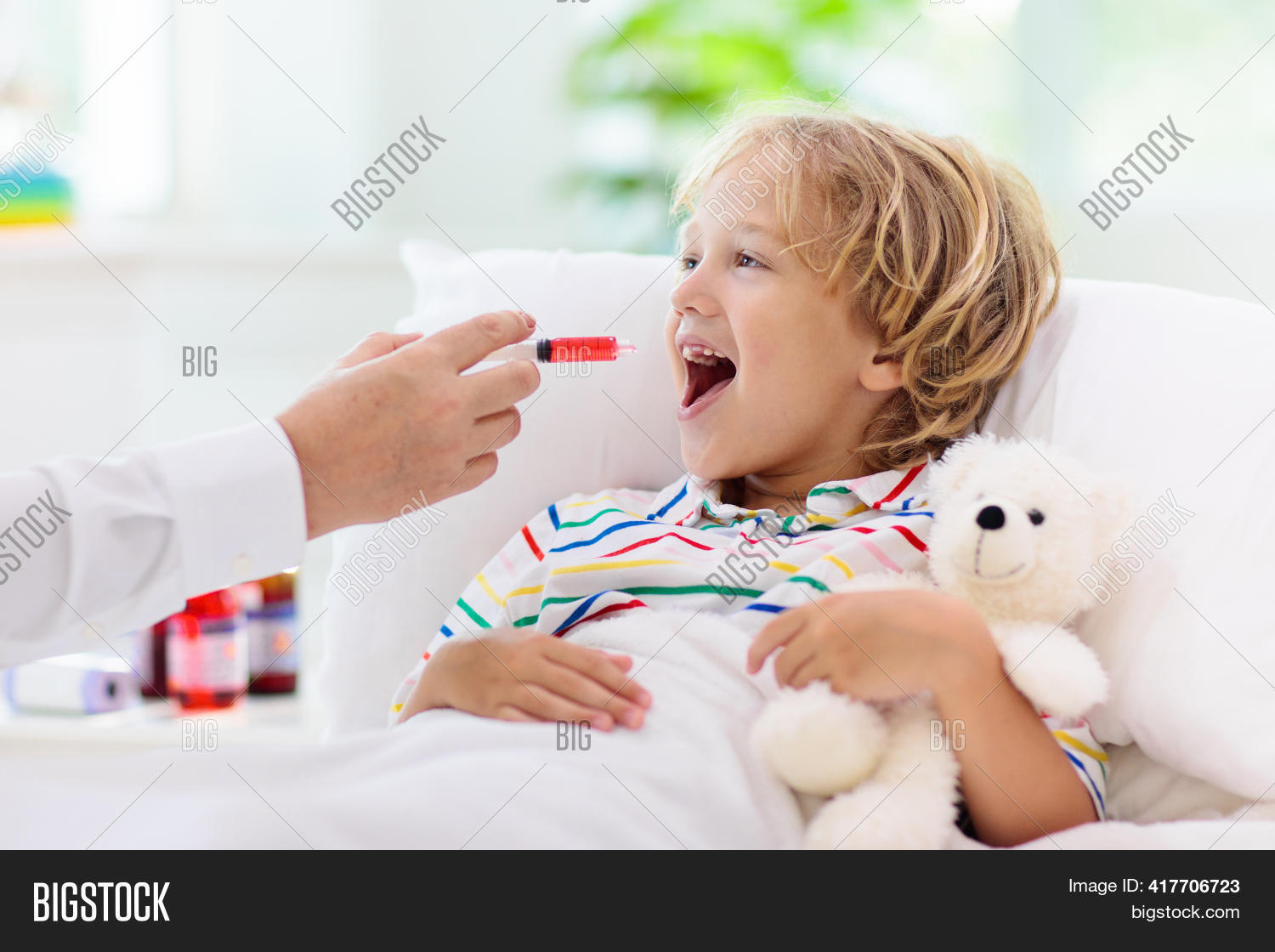 Sick Little Boy Image & Photo (Free Trial) | Bigstock