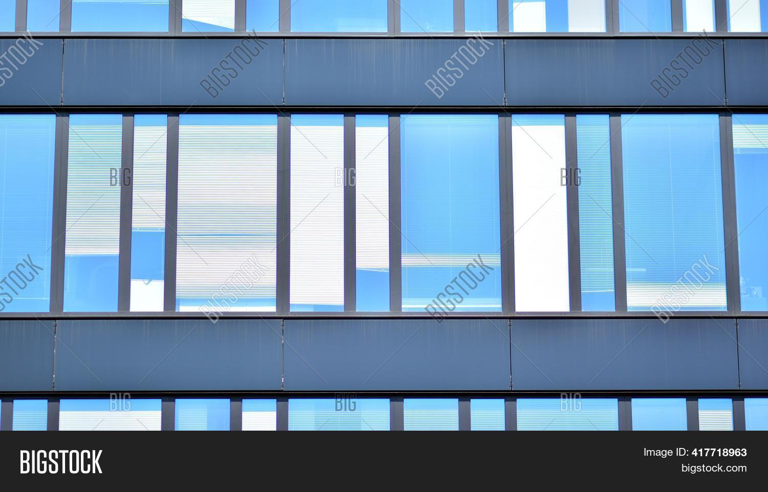 Glazed Office Building Facade